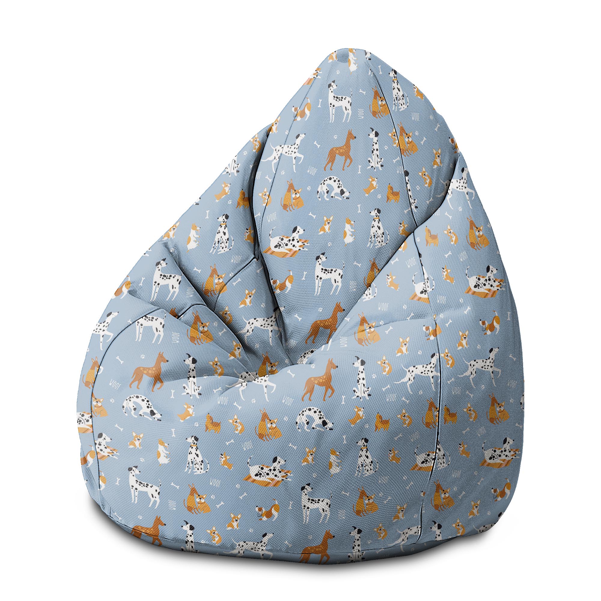 Puf Pearshape Cartoon Dogs Dalmatians – Dream Roots